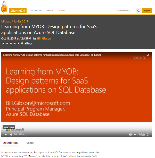 Saas Sql App Video Azure Sql Database Microsoft Learn