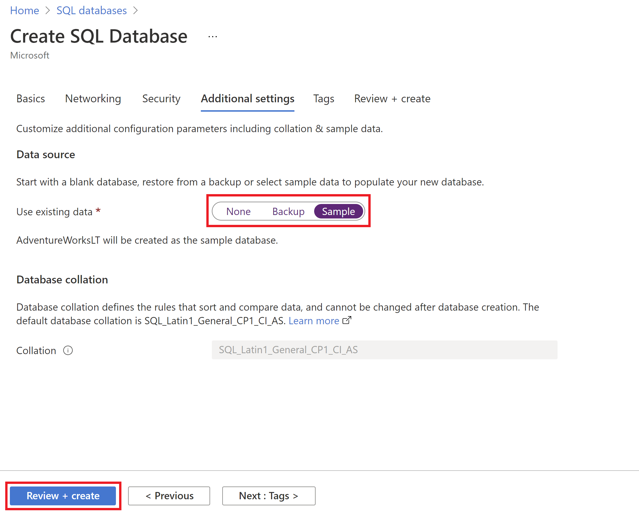 Create a single database - Azure SQL Database | Microsoft Learn Create a single database - Azure SQL Database | Microsoft Learn