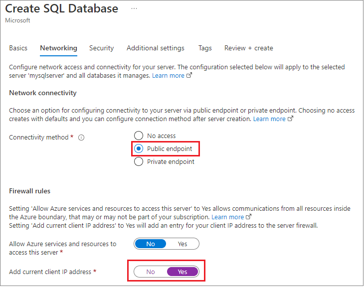 Create A Single Database Azure Sql Database Microsoft Learn