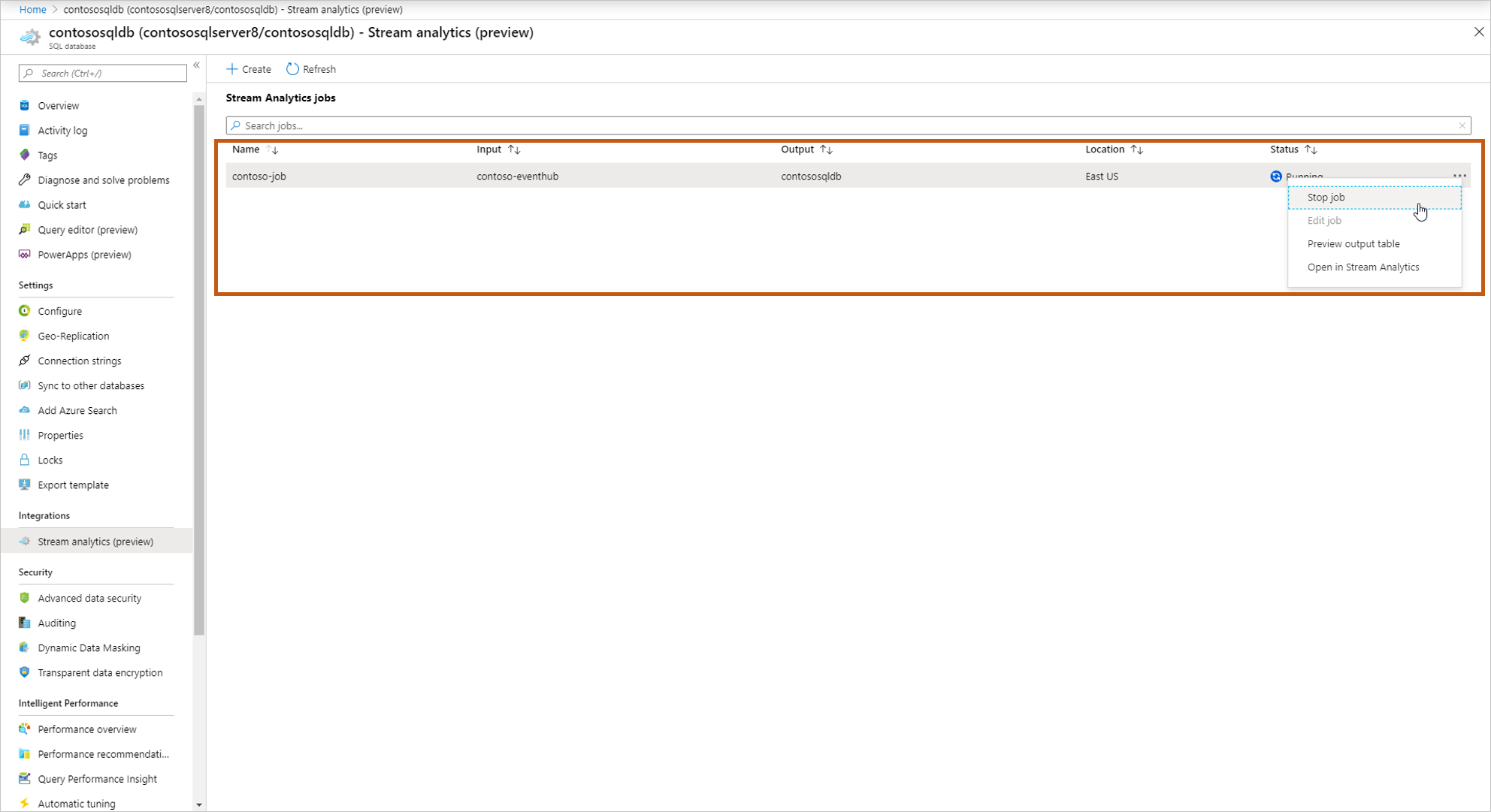 Stream data using Azure Stream Analytics integration (preview) - Azure ... Stream data using Azure Stream Analytics integration (preview) - Azure ...