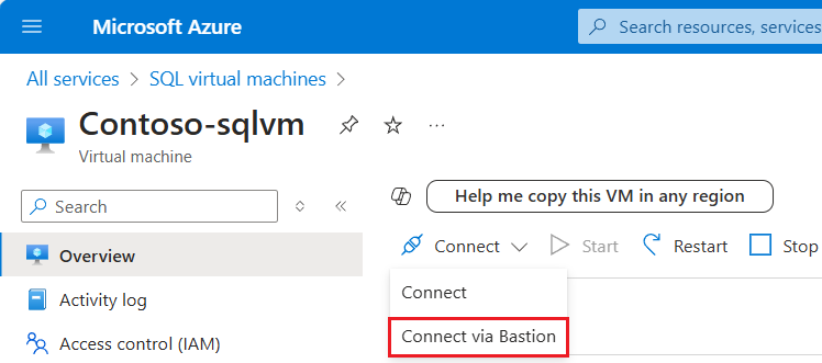 Provision Sql Server On Azure Vm Azure Portal Sql Server On Azure Vms Microsoft Learn