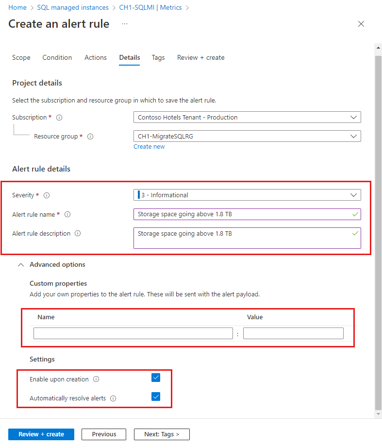 Setup Alerts And Notifications For Azure Sql Managed Instance Azure Portal Azure Sql Managed