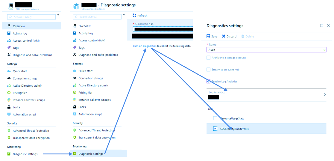Sql Managed Instance Auditing Azure Sql Managed Instance Microsoft Learn