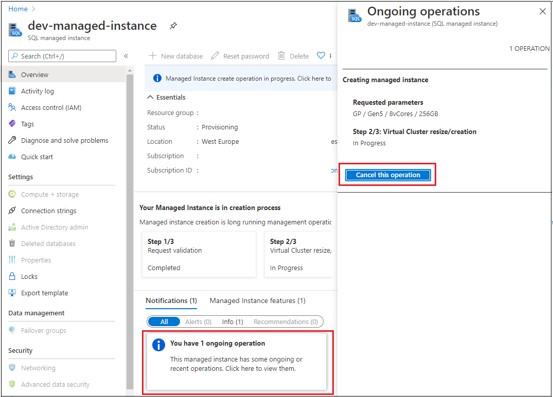 Monitor Management Operations Azure Sql Managed Instance Microsoft Learn