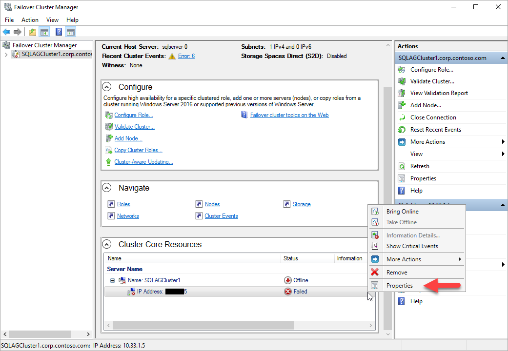 Tutorial Configure A Sql Server Always On Availability Group Sql Server On Azure Vms