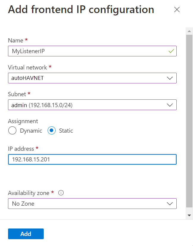 Configure An Azure Load Balancer For An Ag Vnn Listener Sql Server On Azure Vms Microsoft Learn