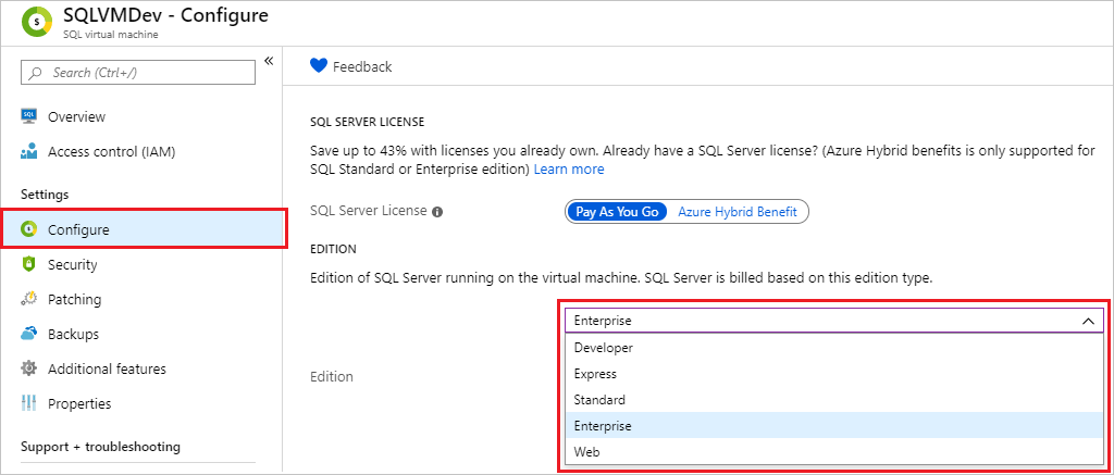 In-place change of SQL Server edition - SQL Server on Azure VMs ... In-place change of SQL Server edition - SQL Server on Azure VMs ...