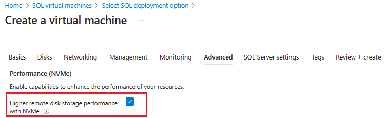 Deploy Sql Server Vm With Premium Ssd V2 In Azure Portal Preview Sql Server On Azure Vms