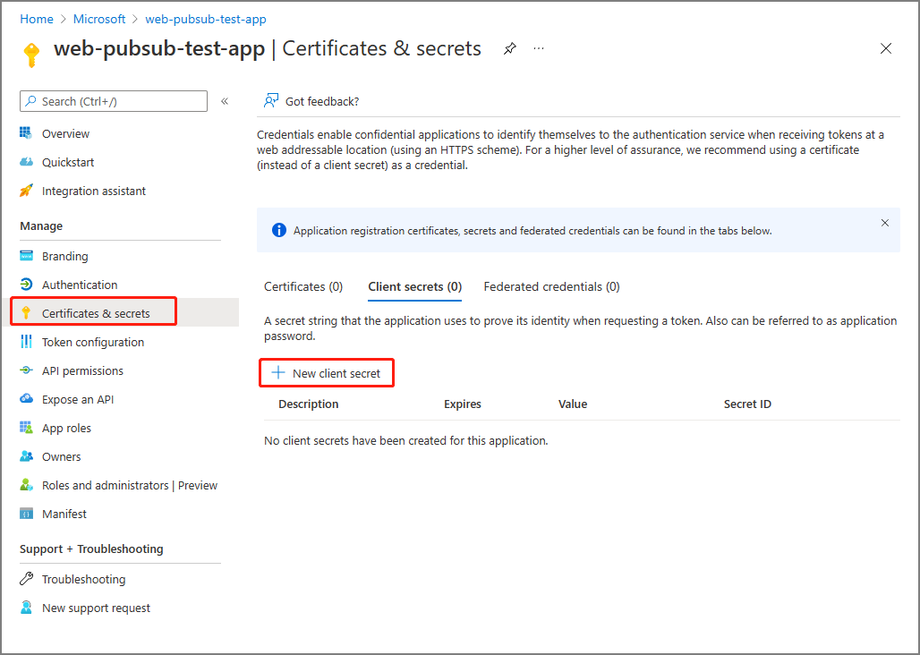 Authorize Request To Web Pubsub Resources With Azure Ad From Azure Applications Microsoft Learn 1877