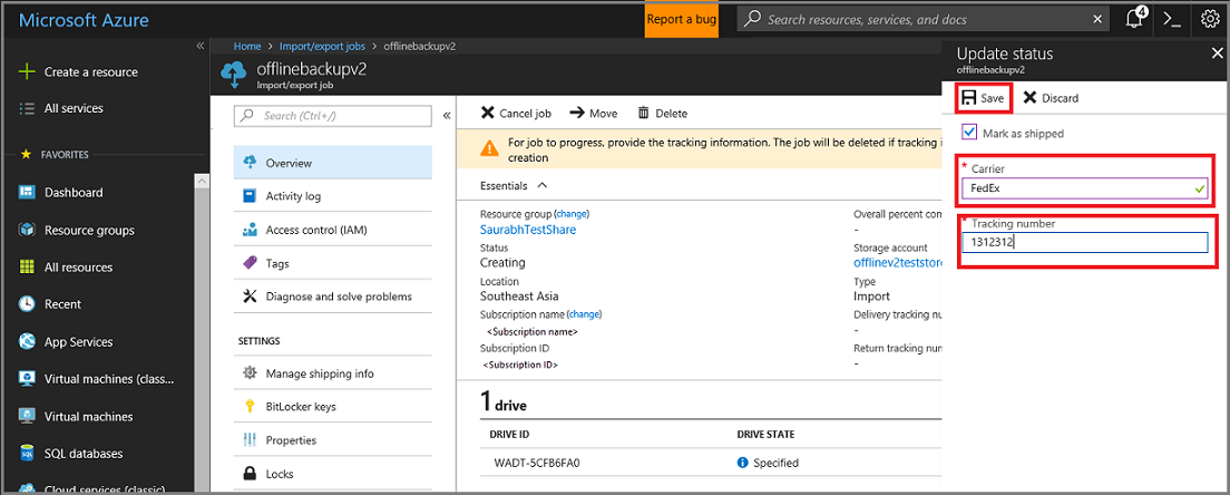 Offline Backup For Dpm And Azure Backup Server Azure Backup
