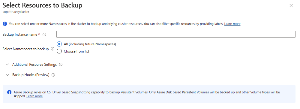 Quickstart Configure An Azure Kubernetes Services Cluster Backup Azure Backup Microsoft Learn