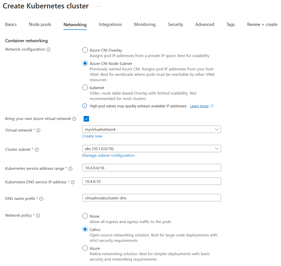 Tutorial Deploy Virtual Nodes On Azure Container Instances In Your Azure Kubernetes Service