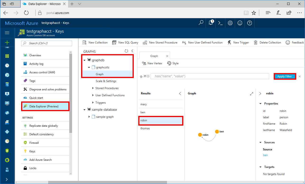 Build An Azure Cosmos Db Net Framework Core Application Using The Gremlin Api Microsoft Learn