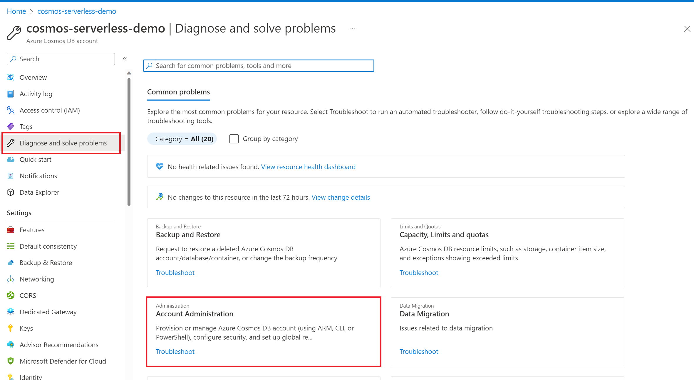 Azure Cosmos Db Serverless 1 Tb Container Preview Microsoft Learn