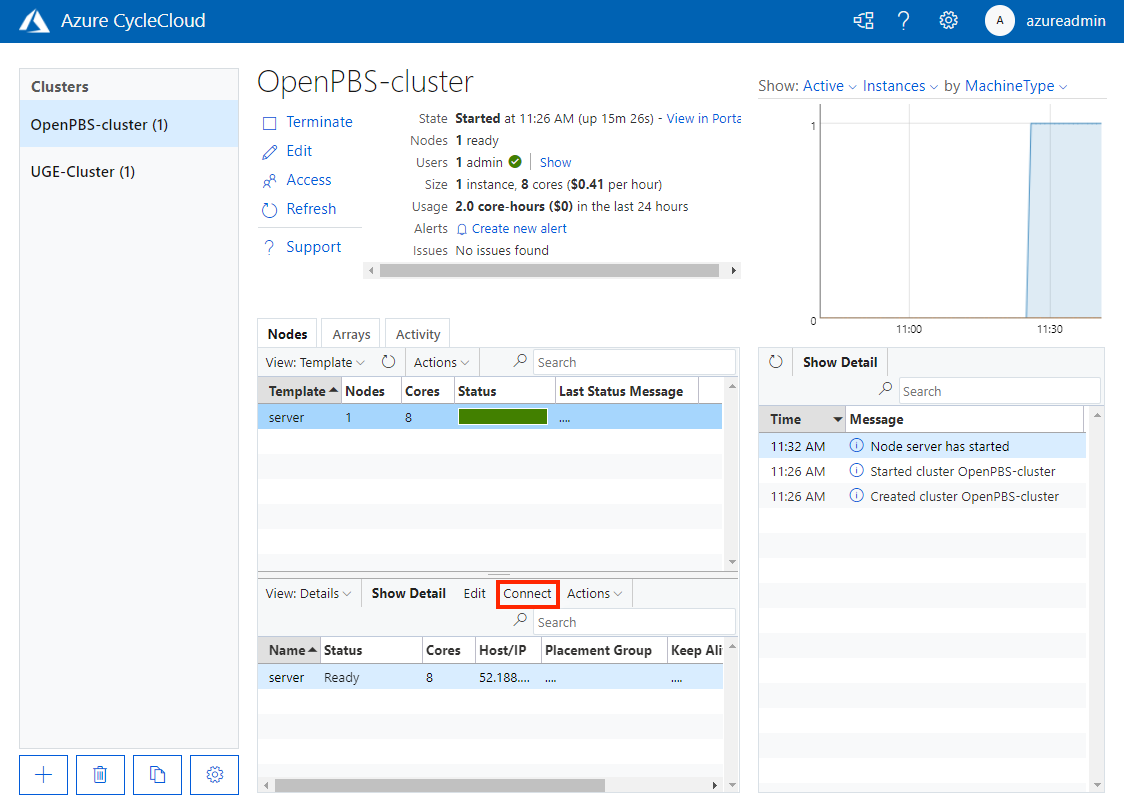 Connecting To A Cluster Node Azure Cyclecloud Microsoft Learn