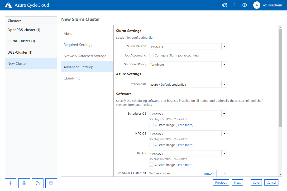 Tutorial Create A Cluster Azure Cyclecloud Microsoft Learn