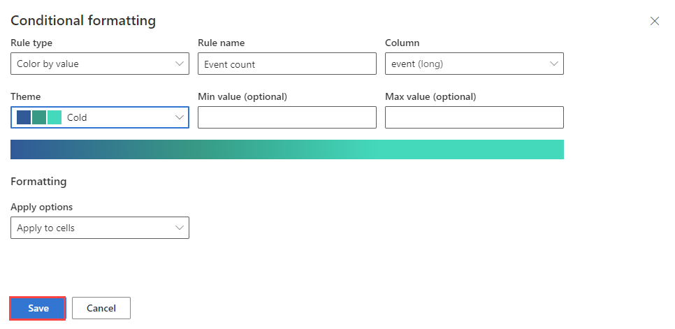 Customize Azure Data Explorer Dashboard Visuals Azure Data Explorer Microsoft Learn