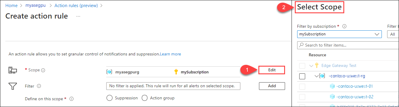 Use Action Rules To Manage Alert Notifications On Azure Stack Edge Devices Microsoft Learn