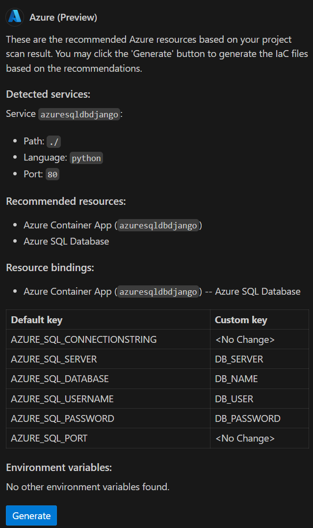 Quickstart Deploy Your Existing Project To Azure With Github Copilot For Azure Preview