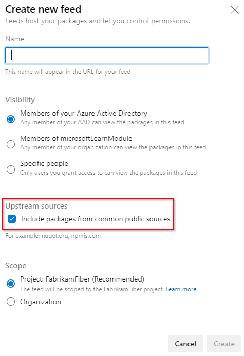 Configure Upstream Behavior Azure Artifacts Microsoft Learn
