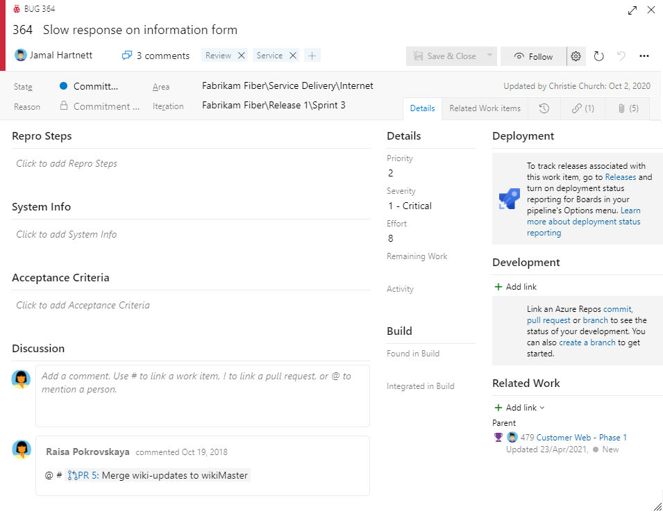 Define, capture, triage, and manage bugs or code defects - Azure Boards ... Define, capture, triage, and manage bugs or code defects - Azure Boards ...