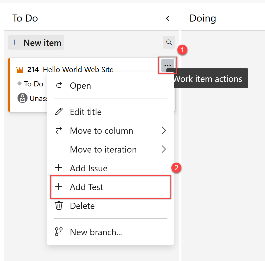 Add, run, and update inline tests - Azure Boards | Microsoft Learn Add, run, and update inline tests - Azure Boards | Microsoft Learn
