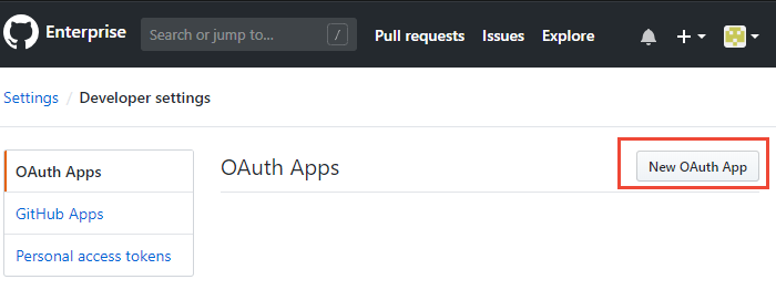 Connect An On Premises Project To A Github Enterprise Server Azure Devops Server Microsoft Learn