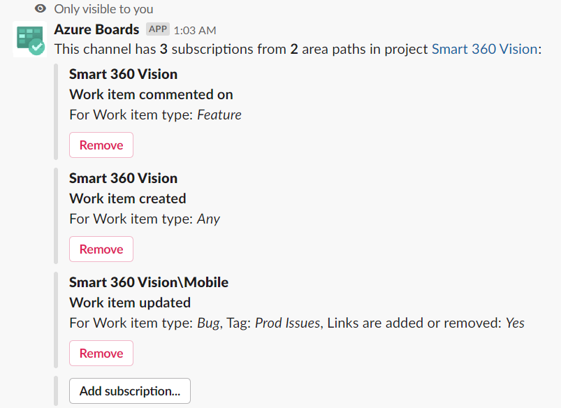 Use The Azure Boards App With Slack Azure Boards Microsoft Learn