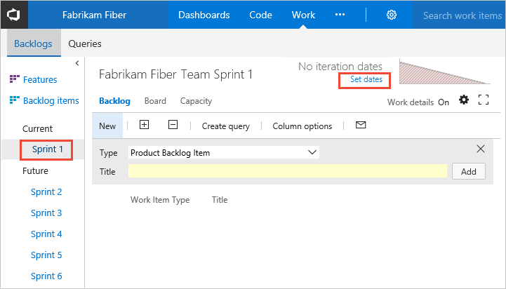 Manage Sprint Timelines While Working In Scrum Azure Boards Microsoft Learn