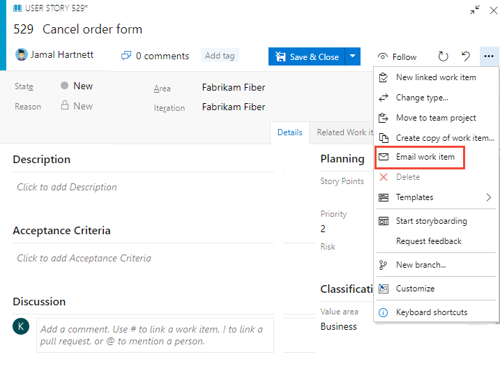 Send an email with work items - Azure Boards | Microsoft Learn Send an email with work items - Azure Boards | Microsoft Learn