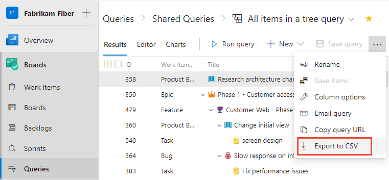 Import, update, and export bulk work items with CSV files - Azure ... Import, update, and export bulk work items with CSV files - Azure ...