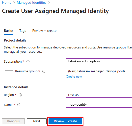 Configure identity - Managed DevOps Pools | Microsoft Learn Configure identity - Managed DevOps Pools | Microsoft Learn