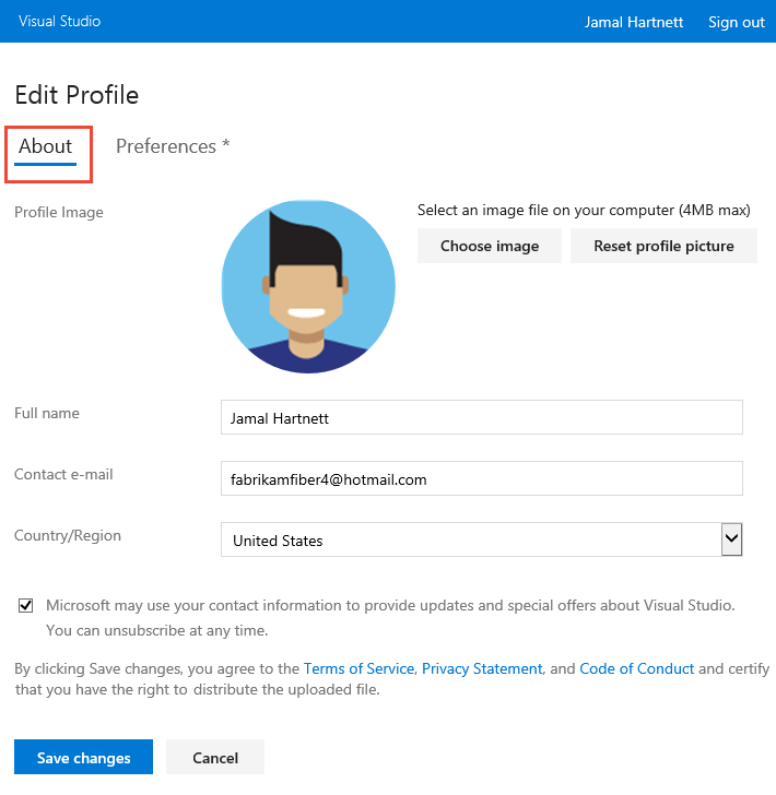 Set User Preferences Azure Devops Microsoft Learn