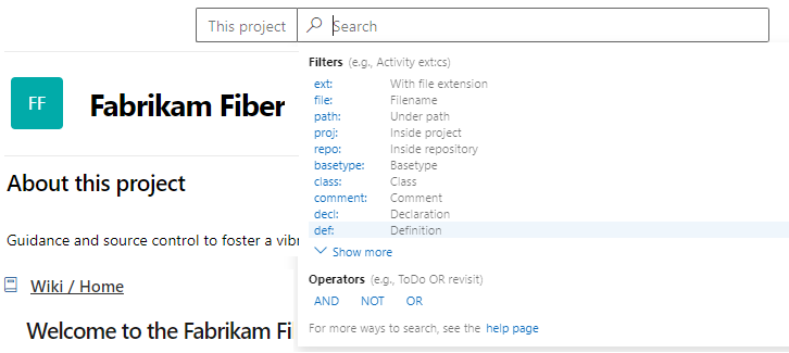 Project Summary Page View Project Activity Azure Devops Microsoft Learn