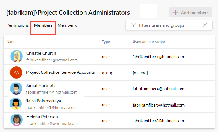 View permissions for yourself or others - Azure DevOps | Microsoft Learn View permissions for yourself or others - Azure DevOps | Microsoft Learn