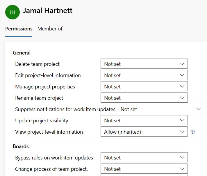 View permissions for yourself or others - Azure DevOps | Microsoft Learn View permissions for yourself or others - Azure DevOps | Microsoft Learn