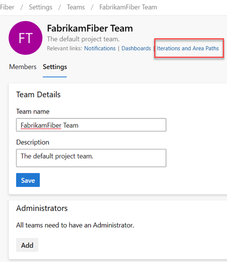 Manage Teams Configure Team Tools Azure Devops Microsoft Learn