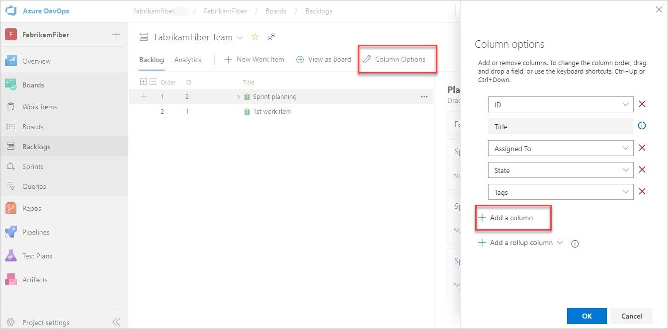 Define Area Paths And Assign To A Team Azure Boards Microsoft Learn