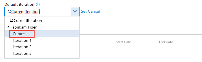 Define Iteration Paths And Configure Team Iterations Azure Boards Microsoft Learn