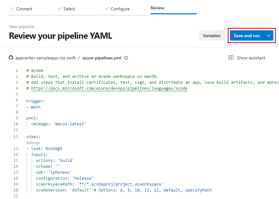 Build Test And Deploy Xcode Apps Azure Pipelines Microsoft Learn