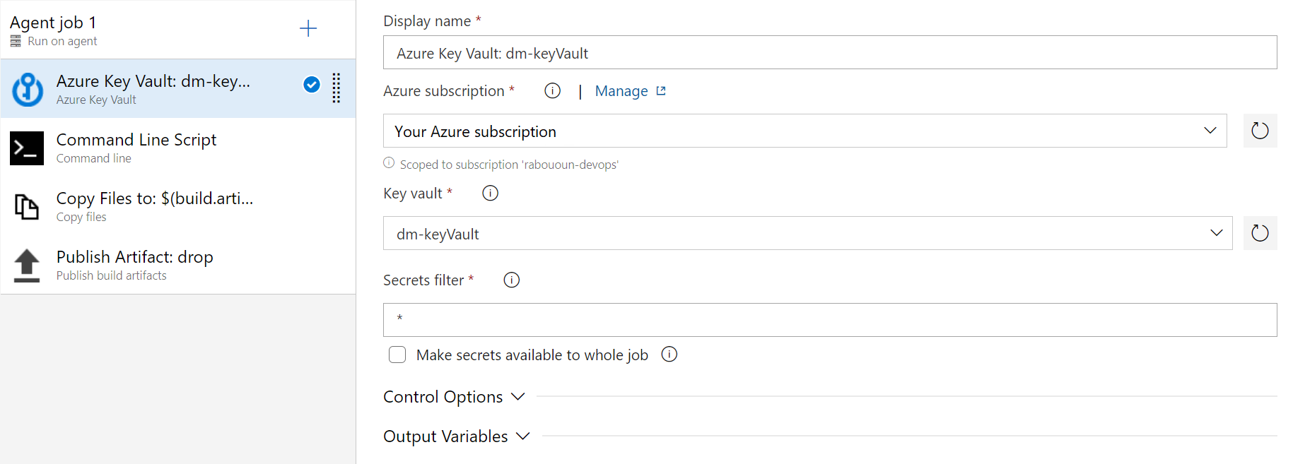 Azure Key Vault Access Configuration Azure Key Vault Access Configuration