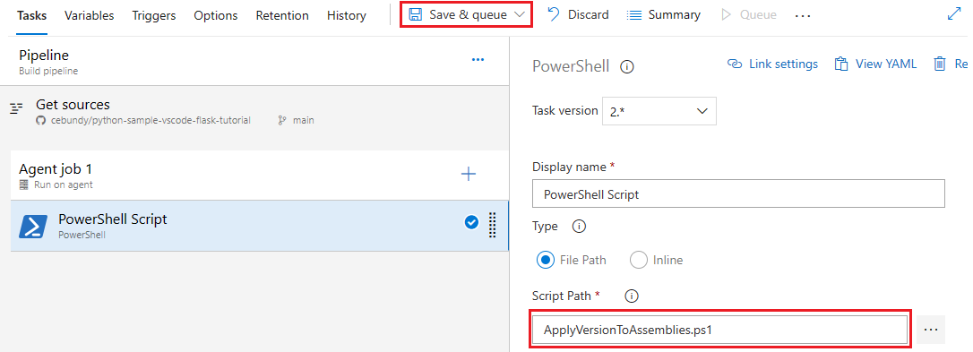 Use Powershell Scripts To Customize Pipelines Azure Pipelines Microsoft Learn