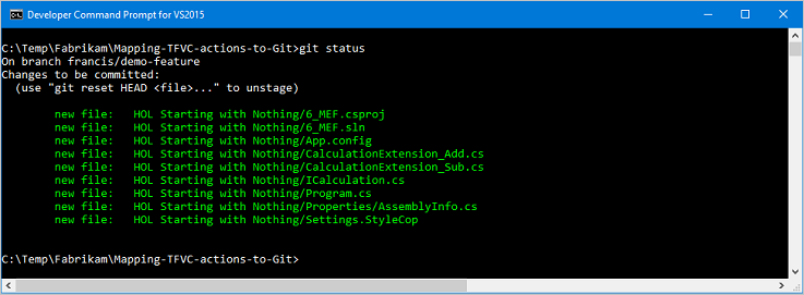 Map Tfvc Actions To Git Azure Repos Microsoft Learn