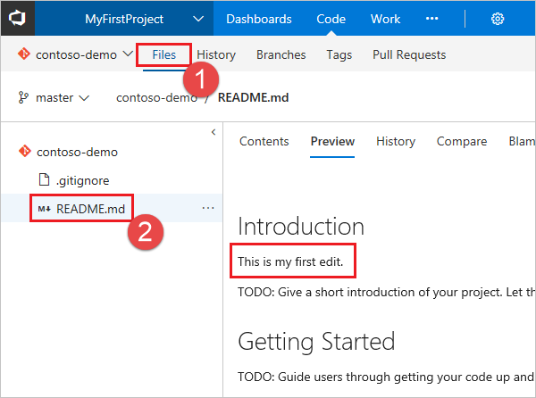 Code With Git Azure Devops Microsoft Learn