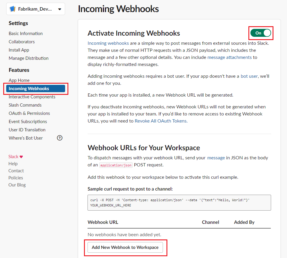 Create a service hook with Slack - Azure DevOps | Microsoft Learn Create a service hook with Slack - Azure DevOps | Microsoft Learn