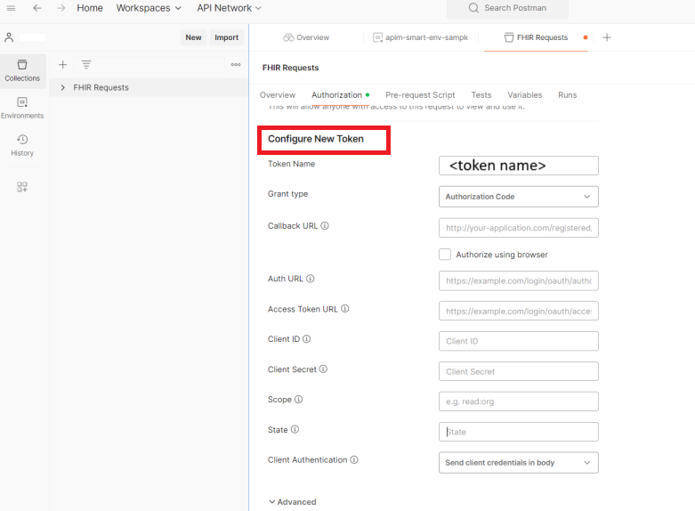 Use Postman To Access The Fhir Service In Azure Health Data Services Microsoft Learn