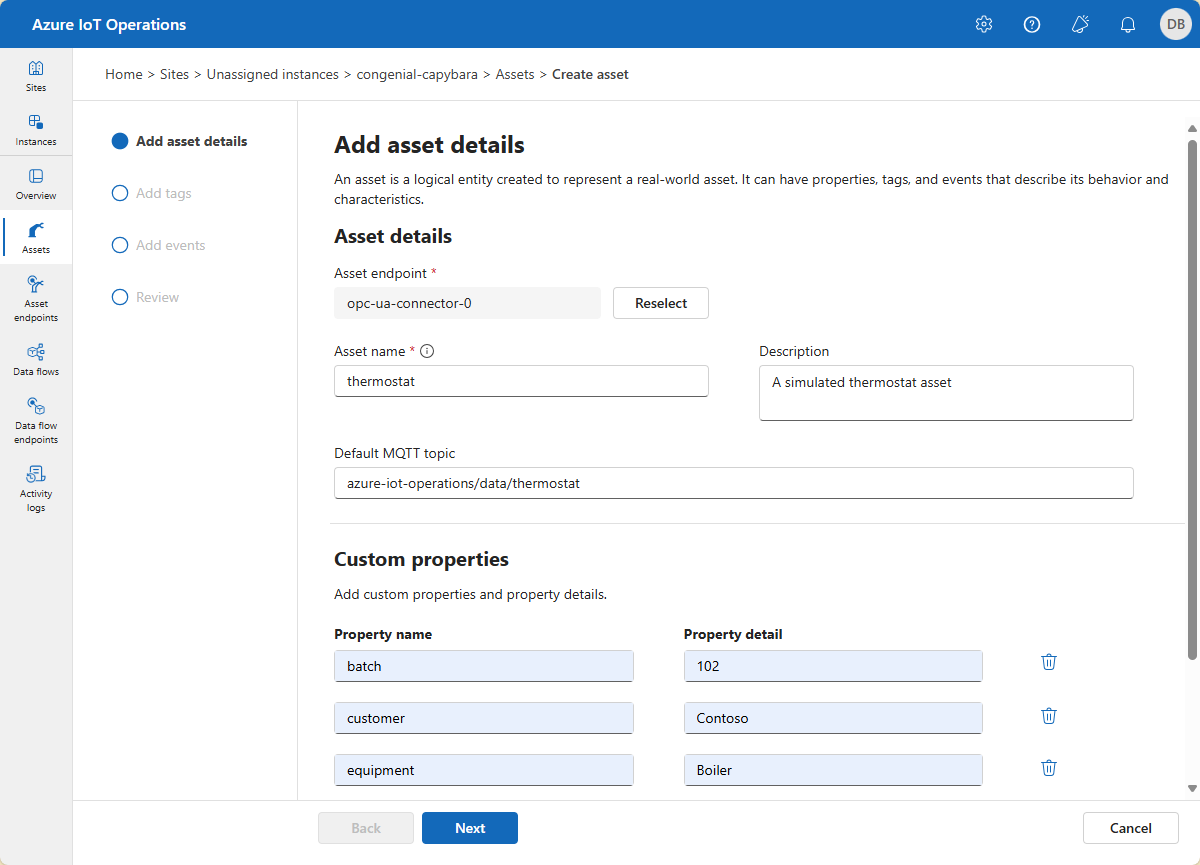 Tutorial Add Assets Azure Iot Operations Microsoft Learn