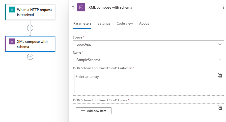 Compose Xml Using Schemas Azure Logic Apps Microsoft Learn