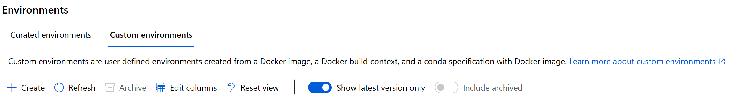 How To Create Azure Container For Pytorch Custom Curated Environment Azure Machine Learning