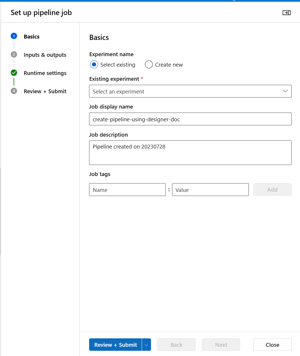 Create And Run Component Based Ml Pipelines Ui Azure Machine Learning Microsoft Learn